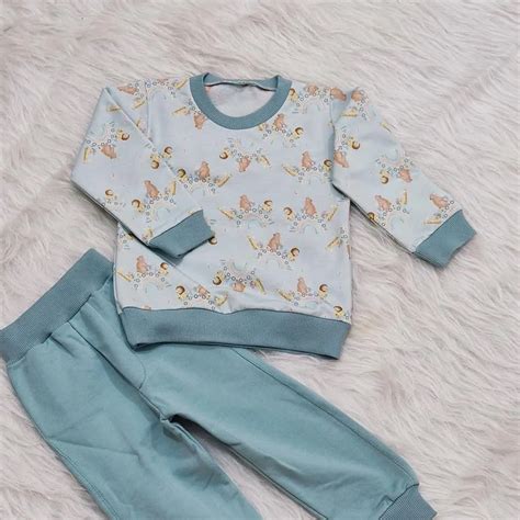 کمدا قیمت و خرید بلوز شلوار کودکانه رنگ دایناسور زرد وآبی خرکوش شکل