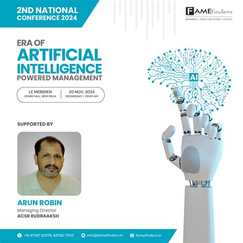 Building The Future With Ai Arun Robin Supports Ai Powered Management Event My Daiz