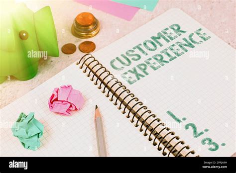 Handwriting Text Customer Experienceinteraction Between Satisfied Customer And Organization