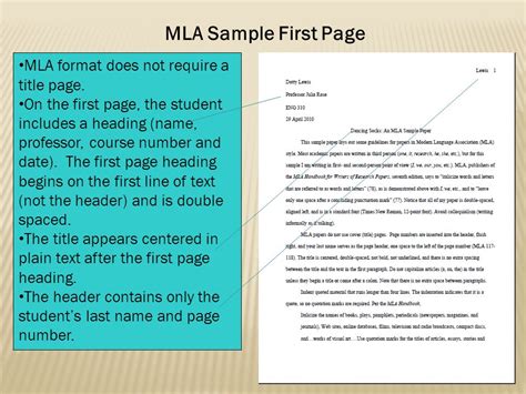 How To Write A Title Page Mla How To Write An Essay In MLA Format 2019 02 15