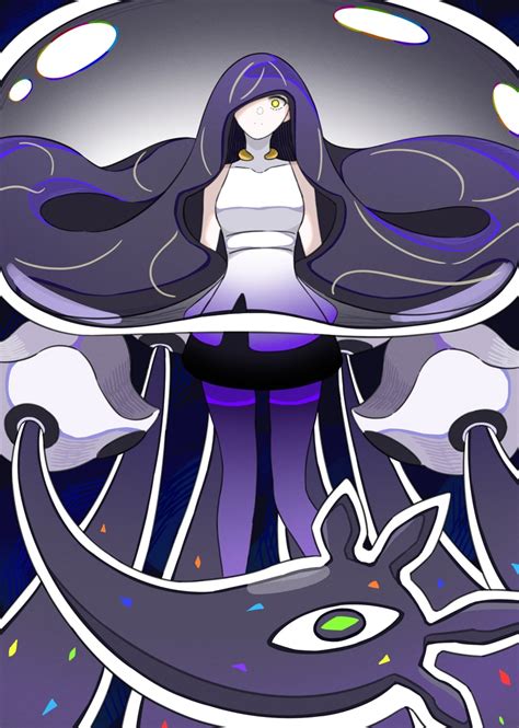 Lusamine Nihilego And Lusamine Fused Pokemon And 1 More Drawn By