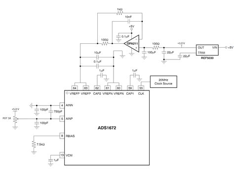 Differential Adc With A Potentiometer In The Positive Input And