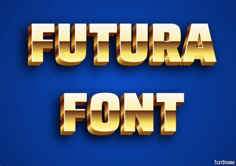 Futura Font Text Effect And Logo Design Font
