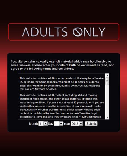 Adults Only Age Verification Wordpress Plugin Inkthemes