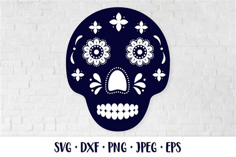 Dia De Los Muertos Sugar Skull Svg Mexican Day Of The Dead By