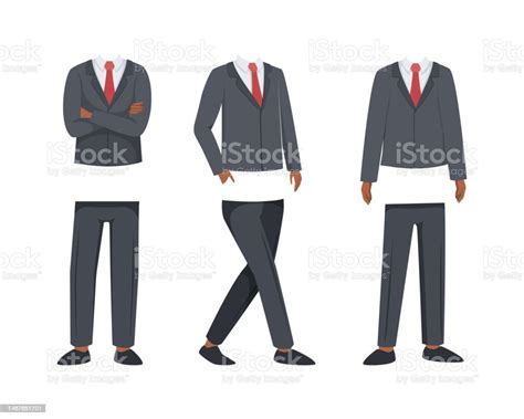 남성 문자 생성자입니다 전체 길이 소년 창조 만화 벡터 일러스트 레이 션에 대 한 다른 포즈에 한 벌에 인간의 몸 Diy에 대한