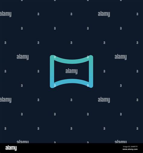 Panorama View Mode Outline Icon Linear Style Sign For Mobile Concept And Web Design Stock