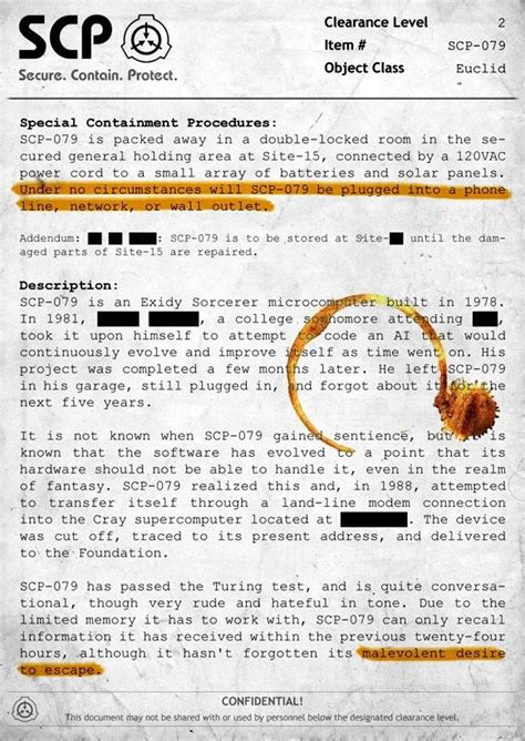 Scp Documents Artofit