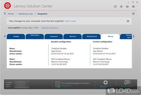 Lenovo Solution Center Screenshots
