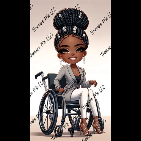 Digital Images Chibi Girls Wheelchair Beauties 2 Png Images 2
