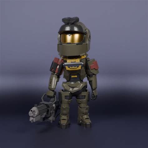 😇 Halo Chibi Fanart Jorge J 052 ・free Stl File For 3d Printing・cults