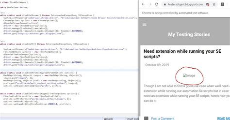 Disabling Images Selenium