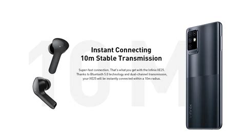 TWS-наушники infinix XE25 с поддержкой Bluetooth, 60 мс | Электроника ...