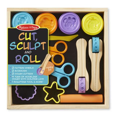 Cut Sculpt And Roll Clay Play Set Eando Montessori
