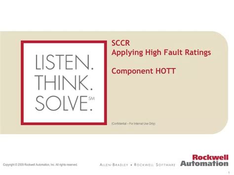Ppt Sccr Applying High Fault Ratings Component Hott Powerpoint Presentation Id 3869182
