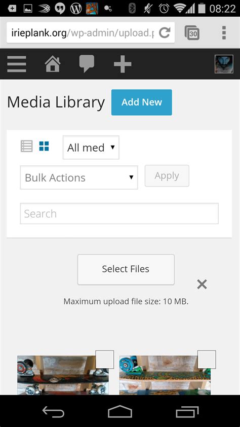 A Stroll Through The Media Library Grid View On A Nexus 5 40 Beta2
