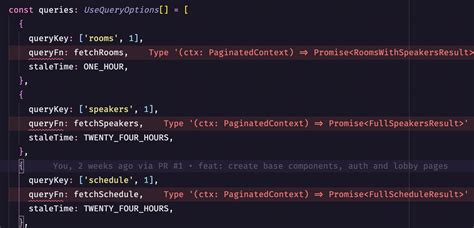 2047 may have introduced a typescript bug for queries generics · issue