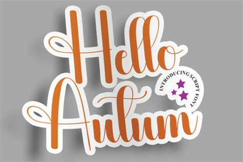 Hello Autum Windows Font Free For Personal