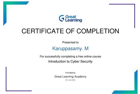 Karuppasamy M On Linkedin Greatlearning Greatlearningacademy Onlinecourse Certificate…