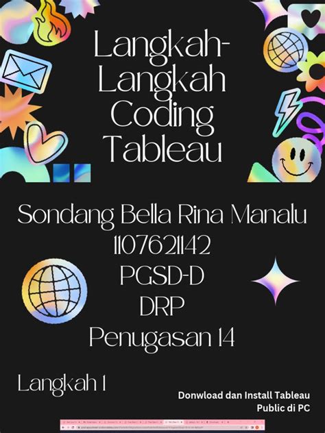 Langkah Langkah Coding Tableau Pdf Game And Aktivitas