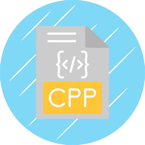 Cpp Flat Circle Icon Design 43870136 Vector Art At Vecteezy