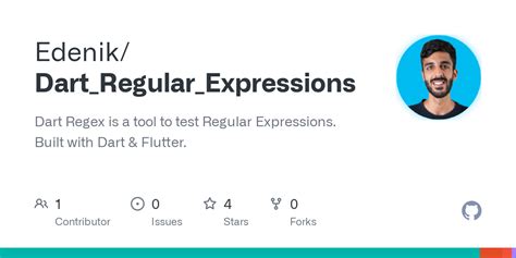 Github Edenikdartregularexpressions Dart Regex Is A Tool To Test Regular Expressions