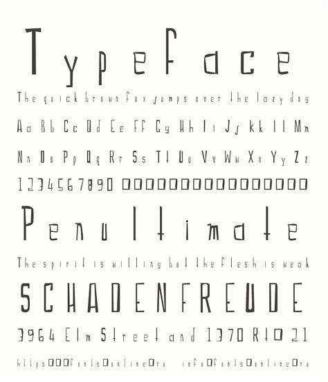 Typeface Font