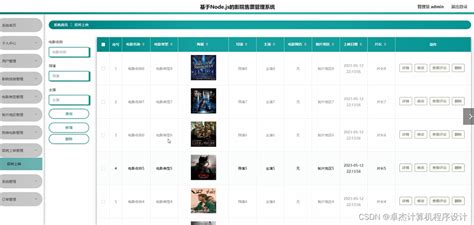 Django计算机毕设基于的影院售票管理系统5o8979 Csdn博客