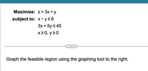 Solved Use Graphical Methods To Solve The Following Linear