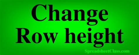 Change Row Height In Google Sheets Easy Methods