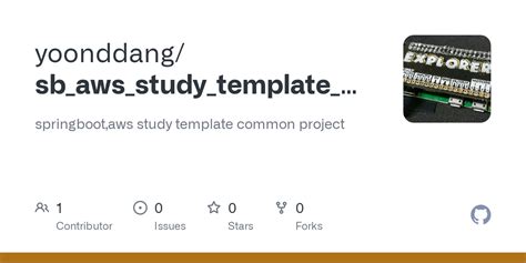 GitHub Yoonddang Sb Aws Study Template Common Springboot Aws Study