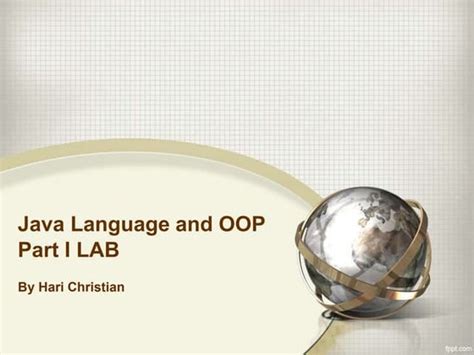 02 Java Language And Oop Part Ii Lab Ppt