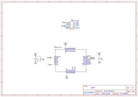 主板硬件TPM模块 SPI协议 嘉立创EDA开源硬件平台