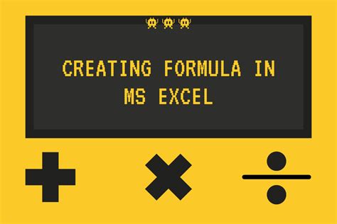 how to write a formula in ms excel quickexcel
