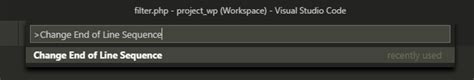 vs code fix for end of line character is invalid phpcs error radu link