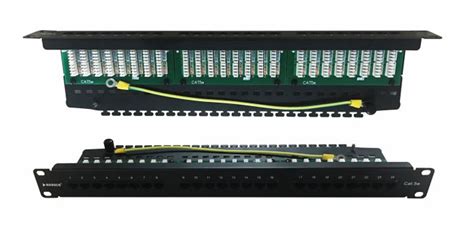 Category 6 PCB Punch Down Right Angled Patch Panel 24 Port Loaded Manufacturer Supplier In Vietnam