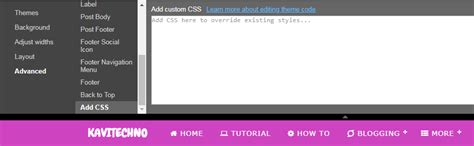 how to insert code block in blogger post kavitechno