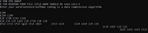 Github Metinbinbirhuffman Tree Using C Huffman Coding Is A Data