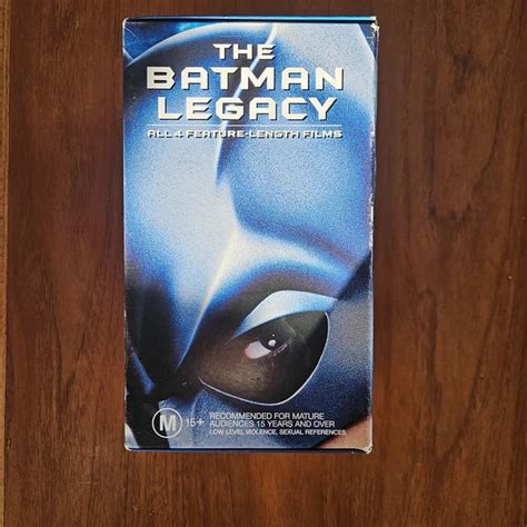 The Batman Legacy Vhs Video Tape Box Set Batman Returns Forever