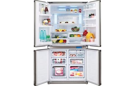 Холодильник Side by Side (101 фото): двухдверный Sharp с зоной свежести