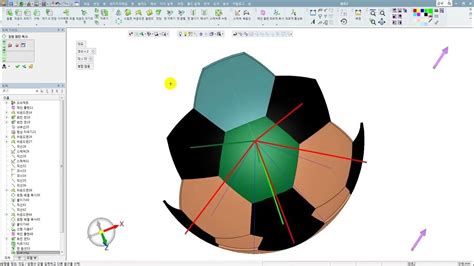 4강 중급 모델링 예제4 플랜 스케치 바운드면 회전 면 형상 제거 직선 원형 복사 이동 솔리드 자르기 면 옵셋 대칭 복사 명령어 사용 Youtube