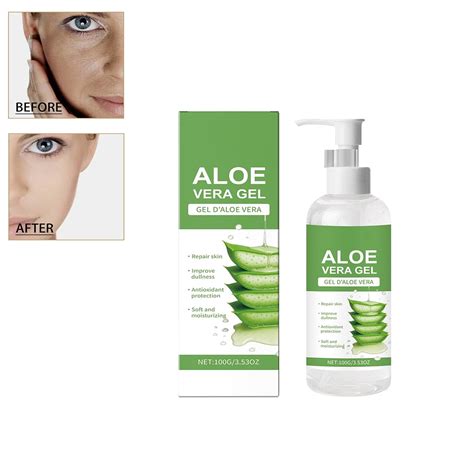 Onlyeor Aloe Veras Gel For Facial Hair Body Moisturizing Aloe Gel