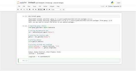 How To Get Geolocation Using Python Syed Umair Ali Posted On The