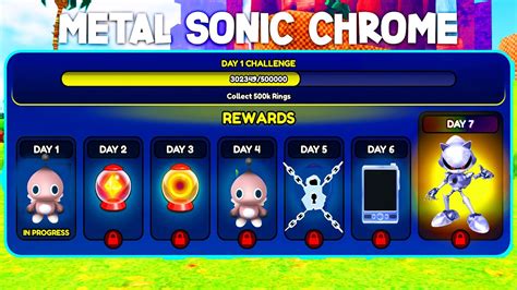 New Metal Sonic Chrome Character Event Unlocked In Sonic Speed Simulator Roblox Youtube