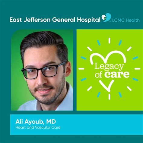 East Jefferson General Hospital On Linkedin Meet Dr Ali Ayoub A