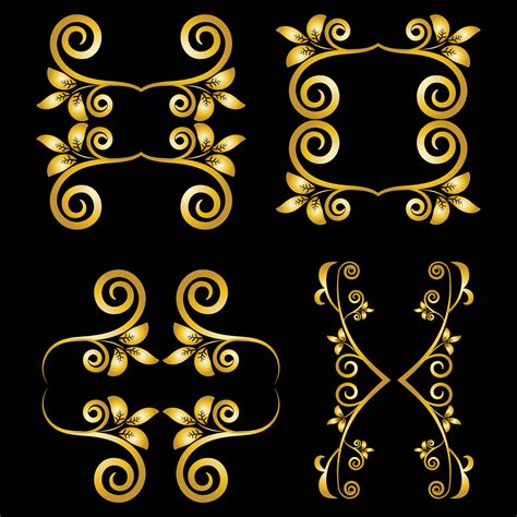 Decorative Frame Elegant Vector Element For Design In Eastern Style