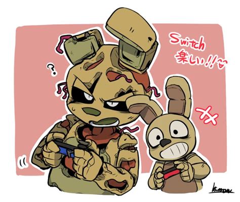 SpringTrap And PlushTrap Fnaf Funny Fnaf Comics Anime Fnaf