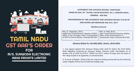 Tn Aar Gst Exempt On Goods Sold From Third Party Ftwz To Bonded
