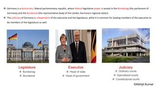 German Legal System By Abhijit Kumar Pptx