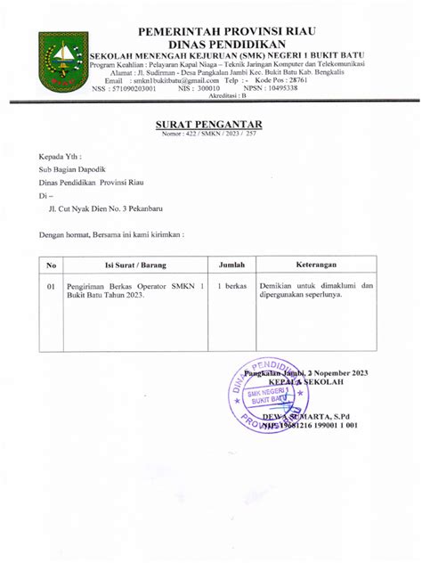 surat pengantar operator smkn 1 bb pdf